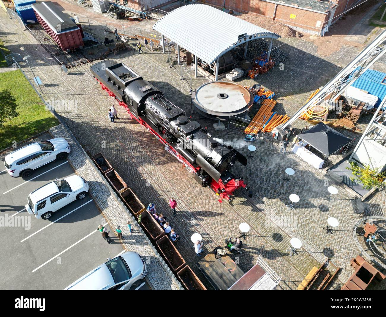 Oelsnitz, Germany. 30th Oct, 2022. A class 52 steam locomotive, year of ...
