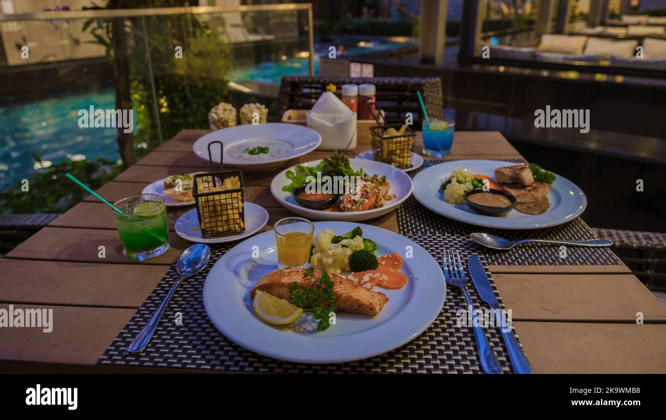 Evening table hi-res stock photography and images - Alamy