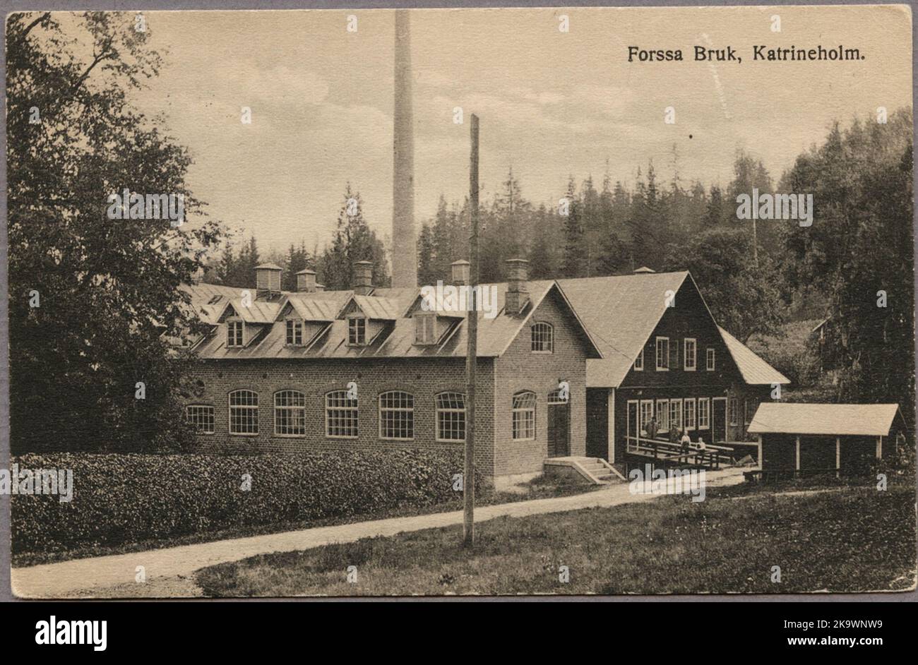 Forsa mill, Katrineholm Stock Photo - Alamy