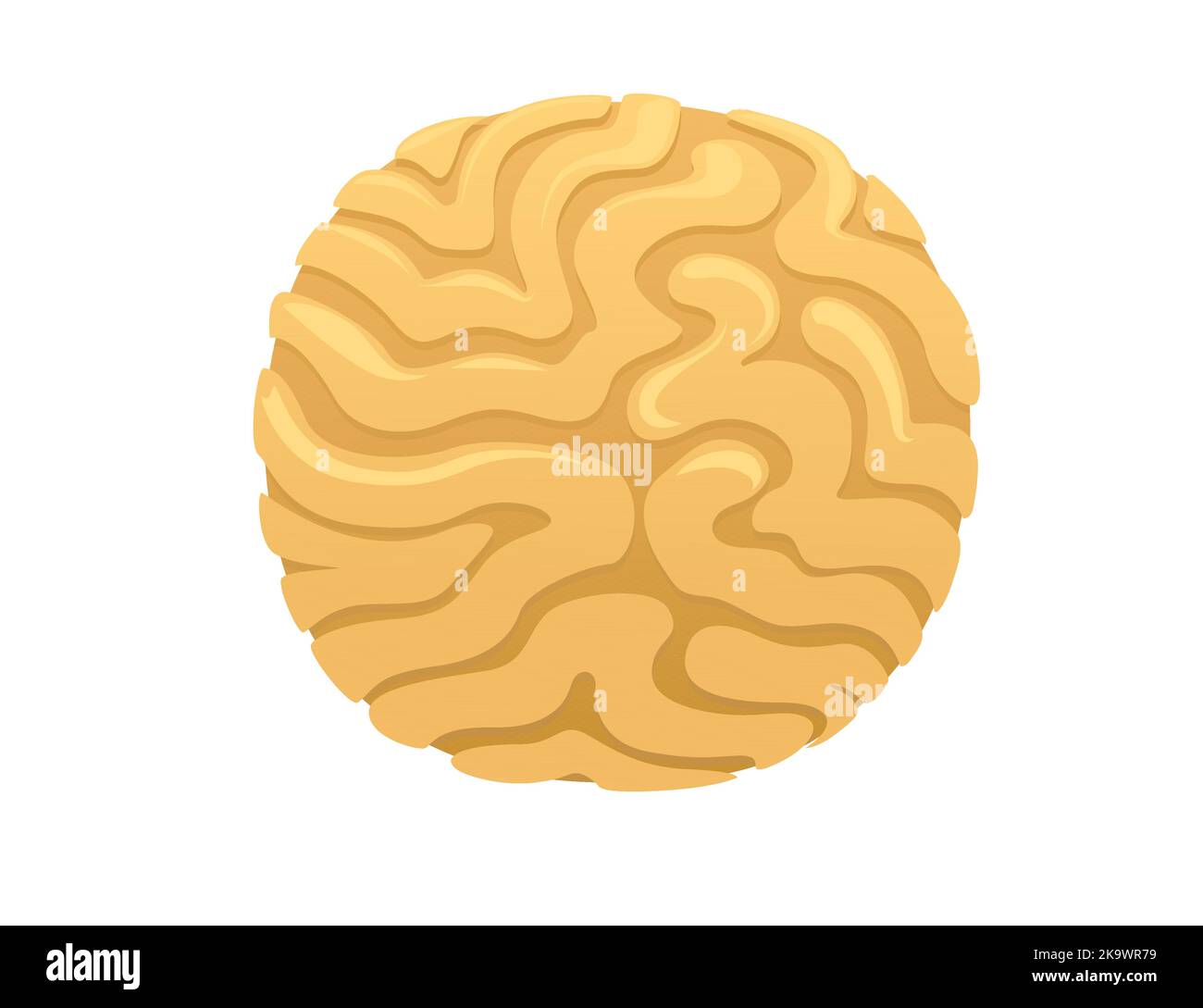Yellow coral tropical underwater sea life vector illustration isolated ...