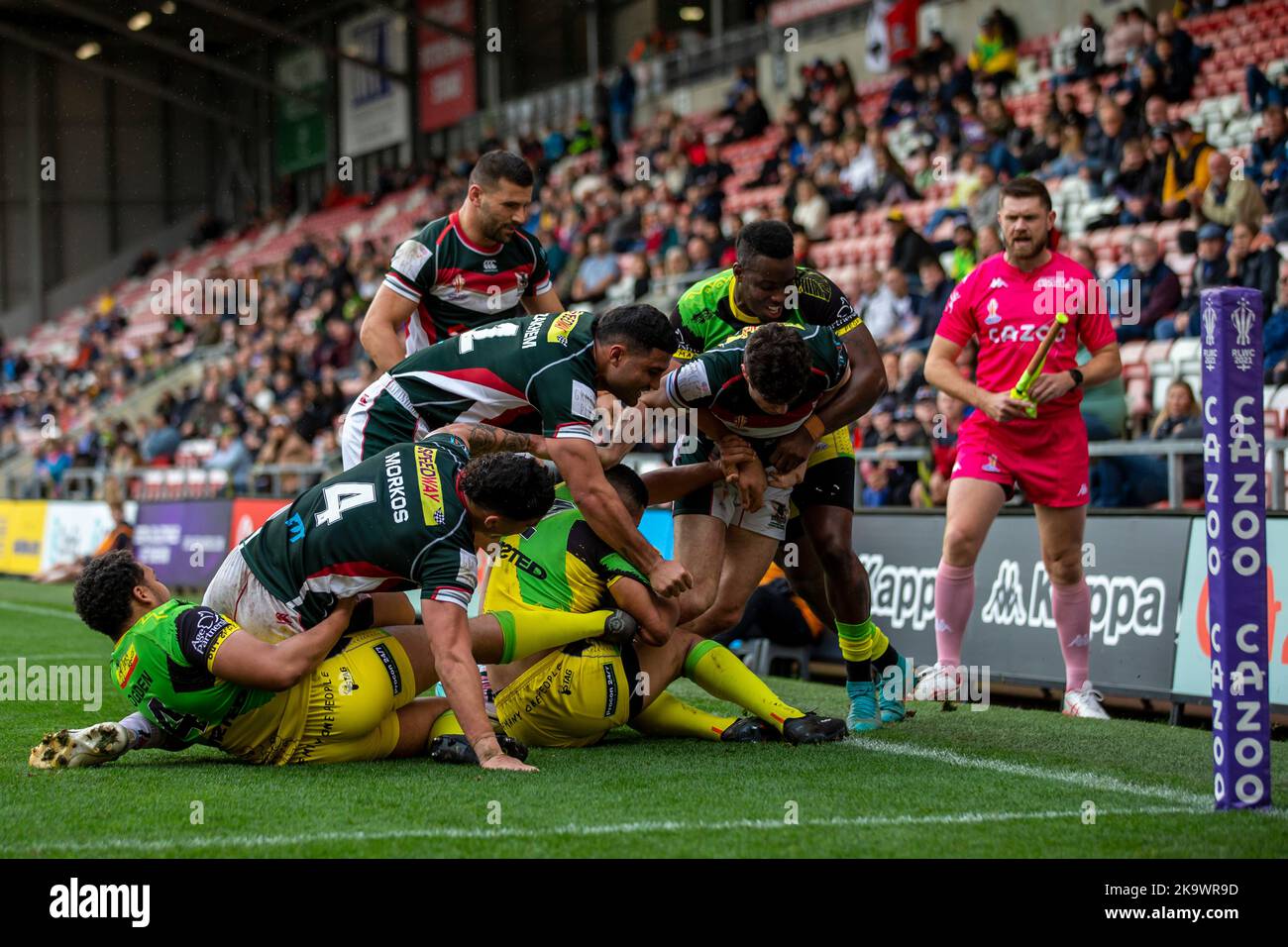 30th October 2022; Leigh Sports Village, Leigh, Greater Manchester ...