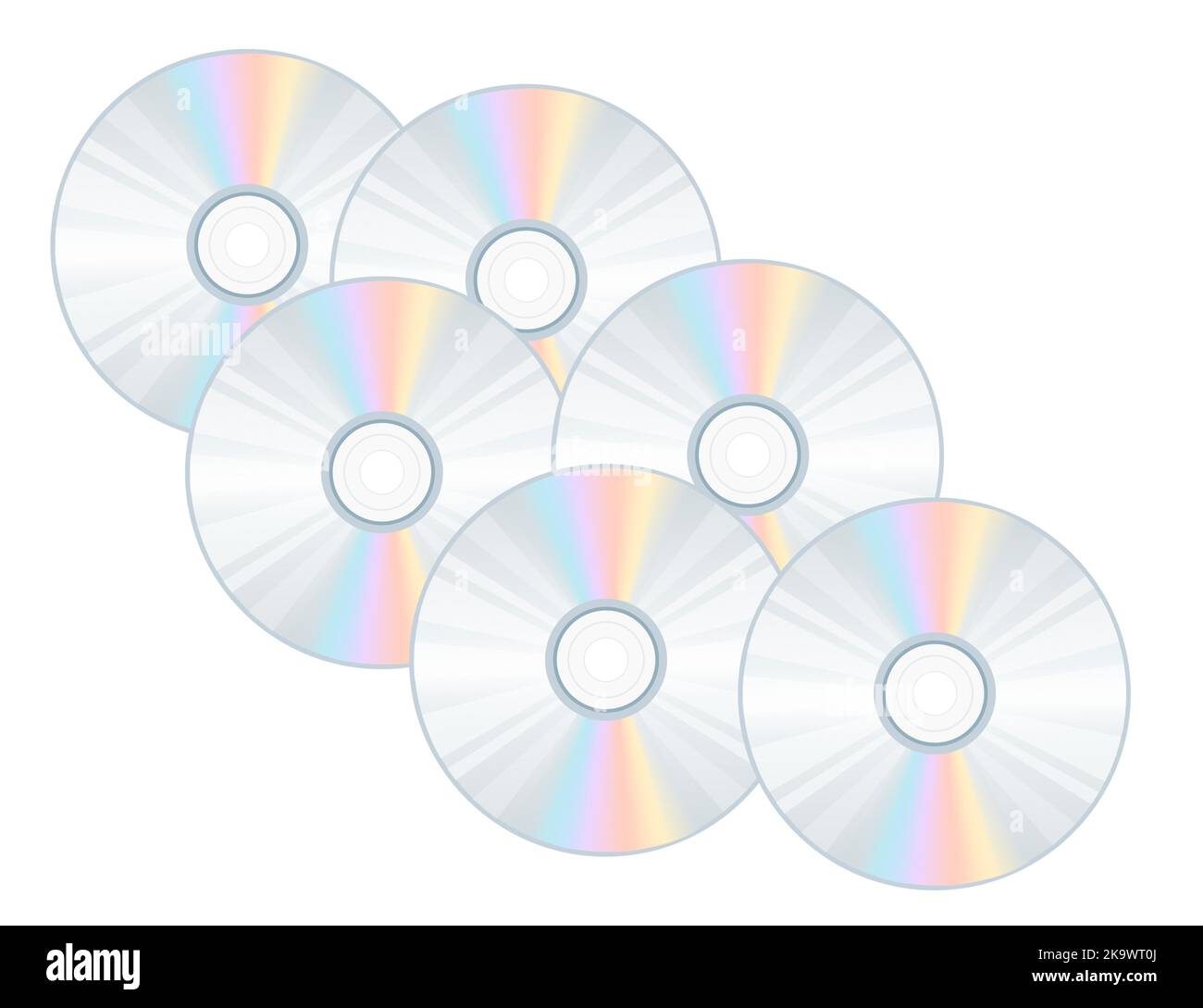 DVD or CD disc digital technology data storage vector illustration ...