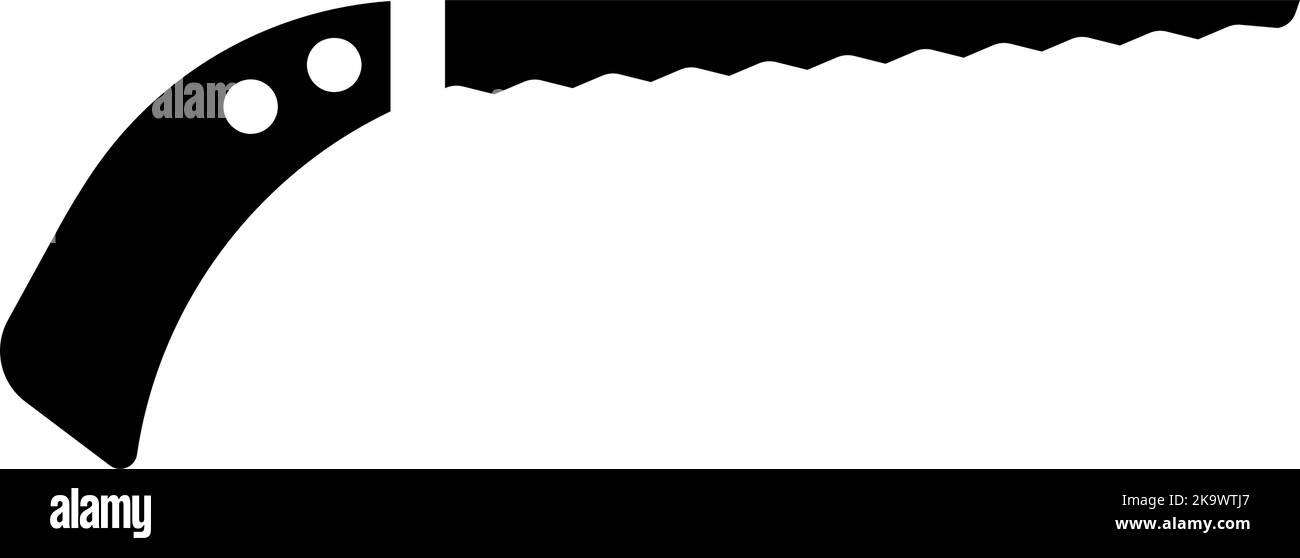 keyhole saw glyph icon vector illustration Stock Vector Image & Art - Alamy