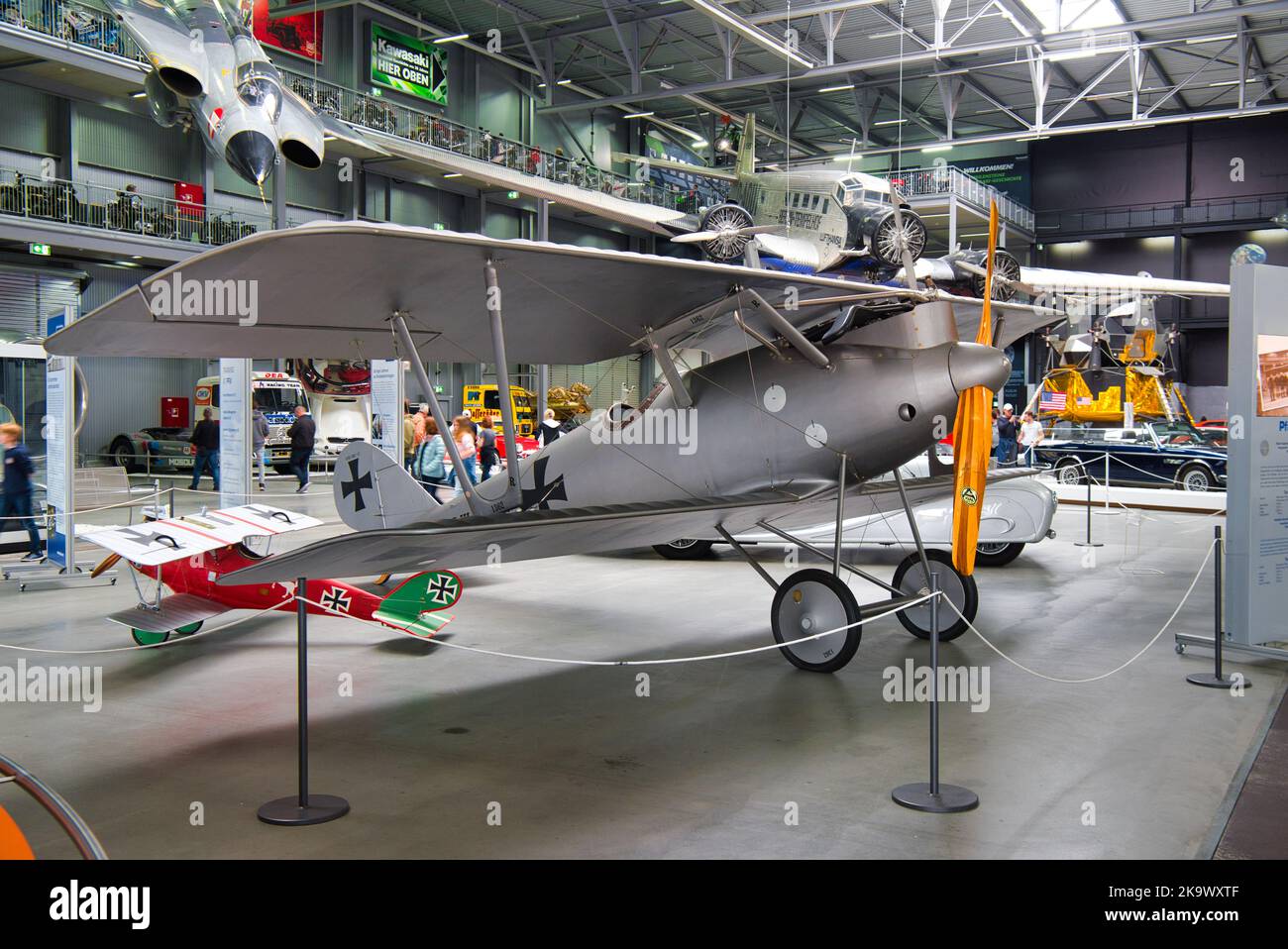 SPEYER, GERMANY - OCTOBER 2022: grey gray Pfalz D.III 3 1917 german ...