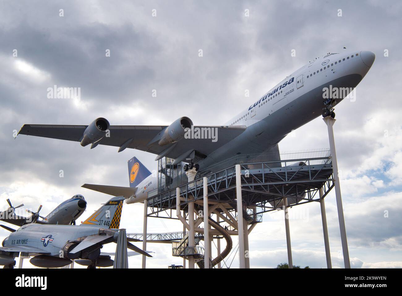 SPEYER, GERMANY - OCTOBER 2022: white BOEING 747-230B D-ABYM LUFTHANSA ...
