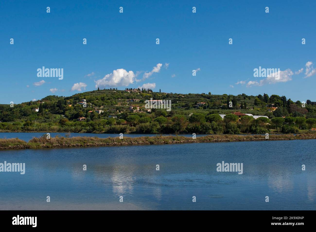 Strunjan protected marine park on the coast of Slovenia in the Gulf of ...