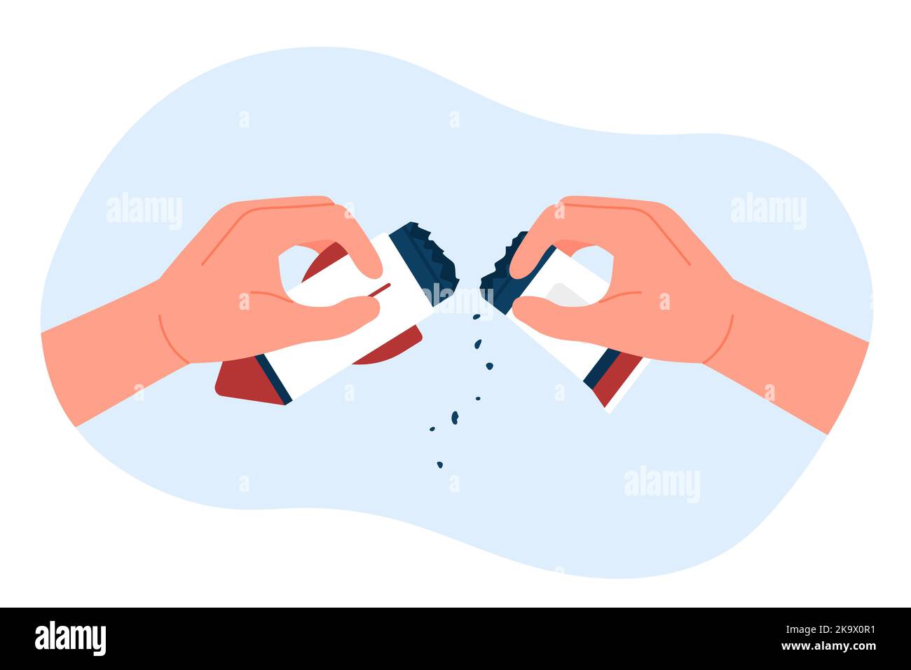 Cartoon person holding broken missile, warning about military violence ...