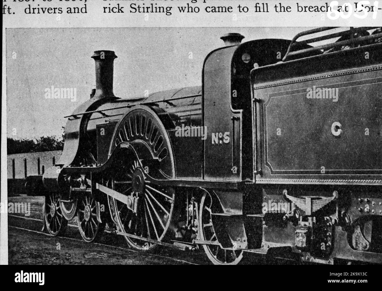 (The Great Northern Railway ) GNR lok 5 Stock Photo - Alamy