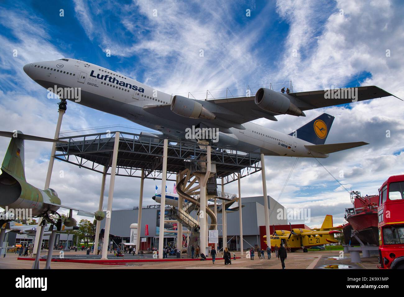 SPEYER, GERMANY - OCTOBER 2022: white BOEING 747-230B D-ABYM LUFTHANSA ...