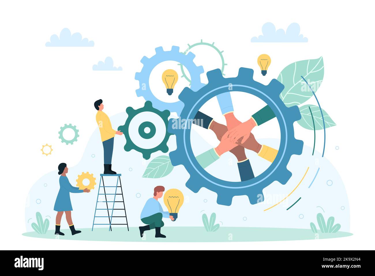 Effective cooperation of strong dedicated team, enterprise development ...