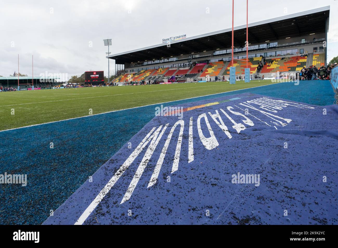 Ground View of Stone Stadium during the Gallagher Premiership match ...