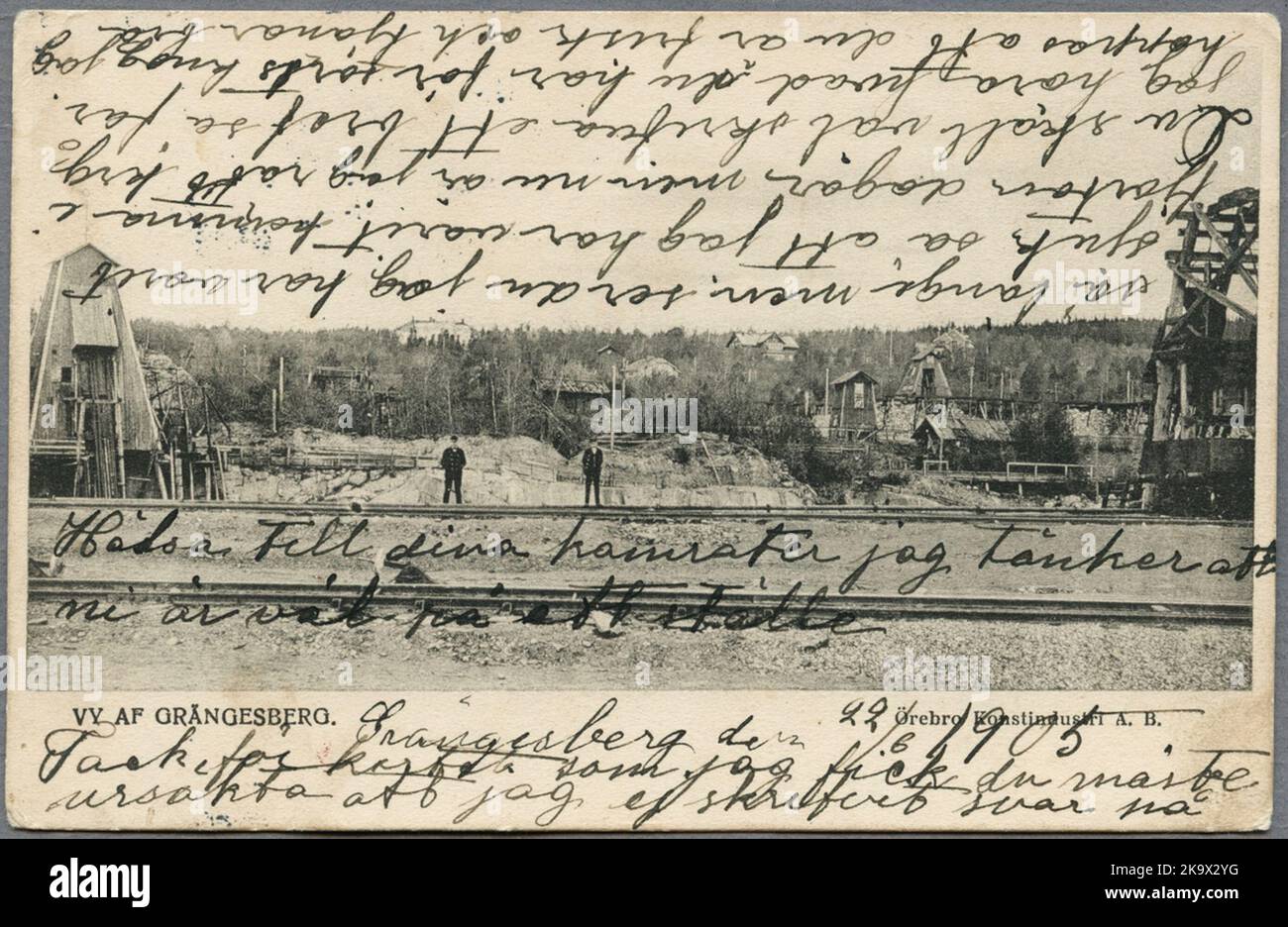 Grängesberg Mining area Stock Photo - Alamy