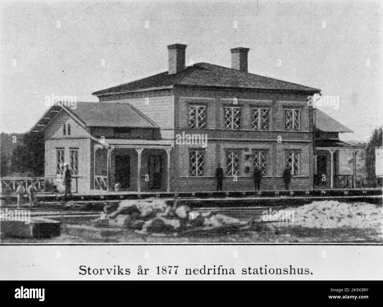 Old station house Stock Photo - Alamy