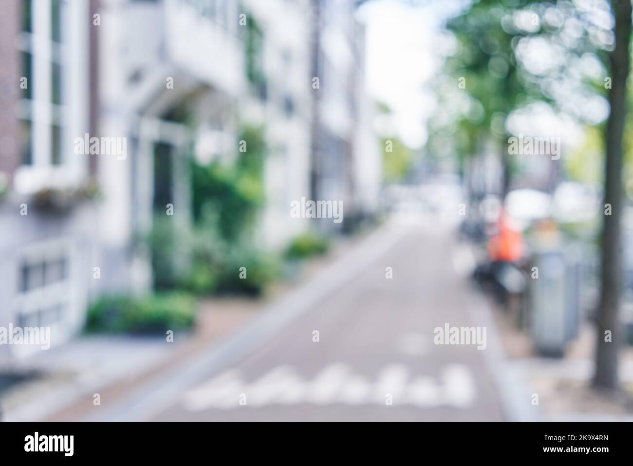 Blurred background of street Stock Photo - Alamy