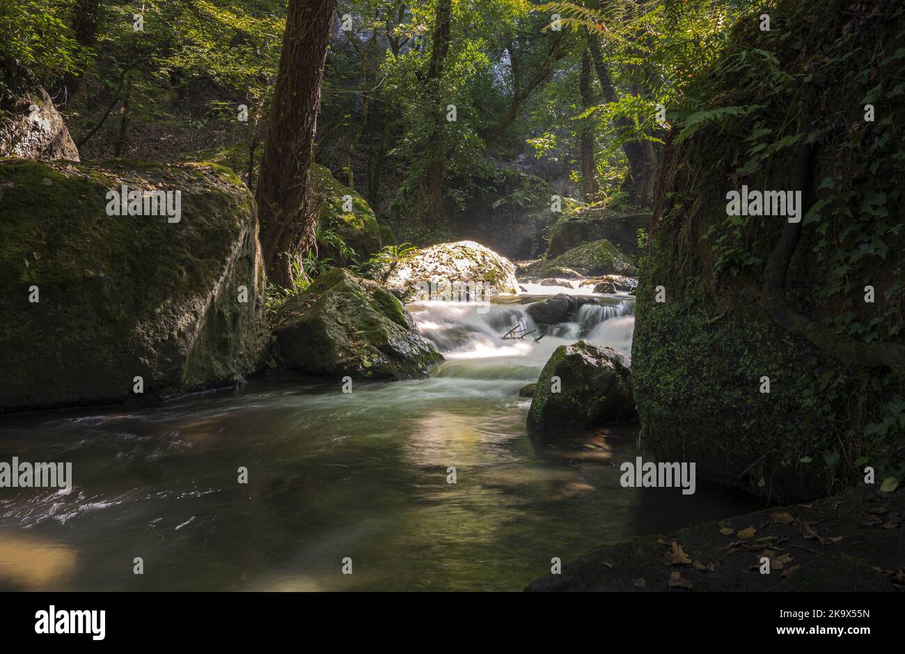 Monte Gelato Waterfall Stock Photo - Alamy