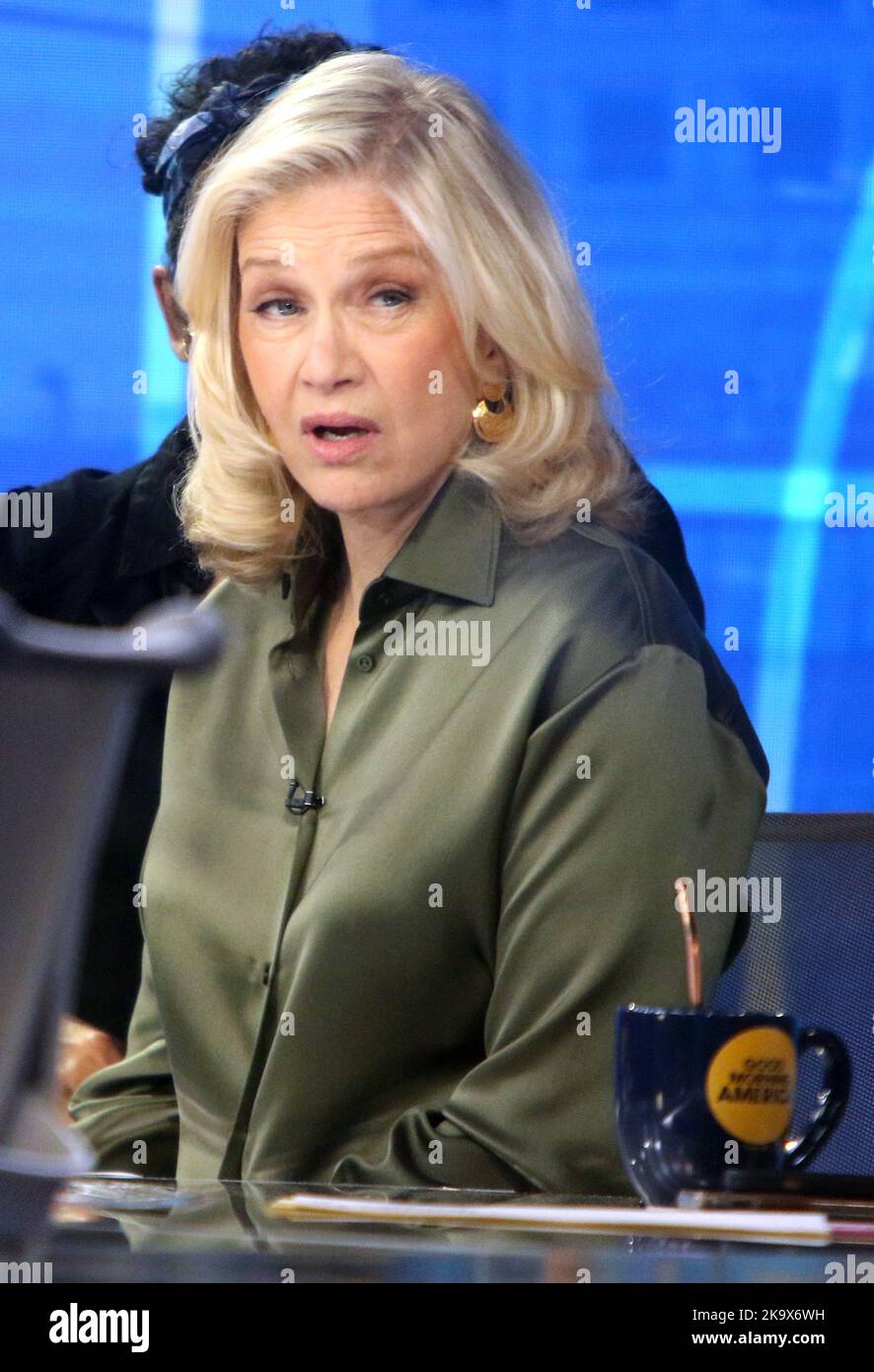 New York, NY, USA. 28th Oct, 2022. Diane Sawyer at Good Morning America ...