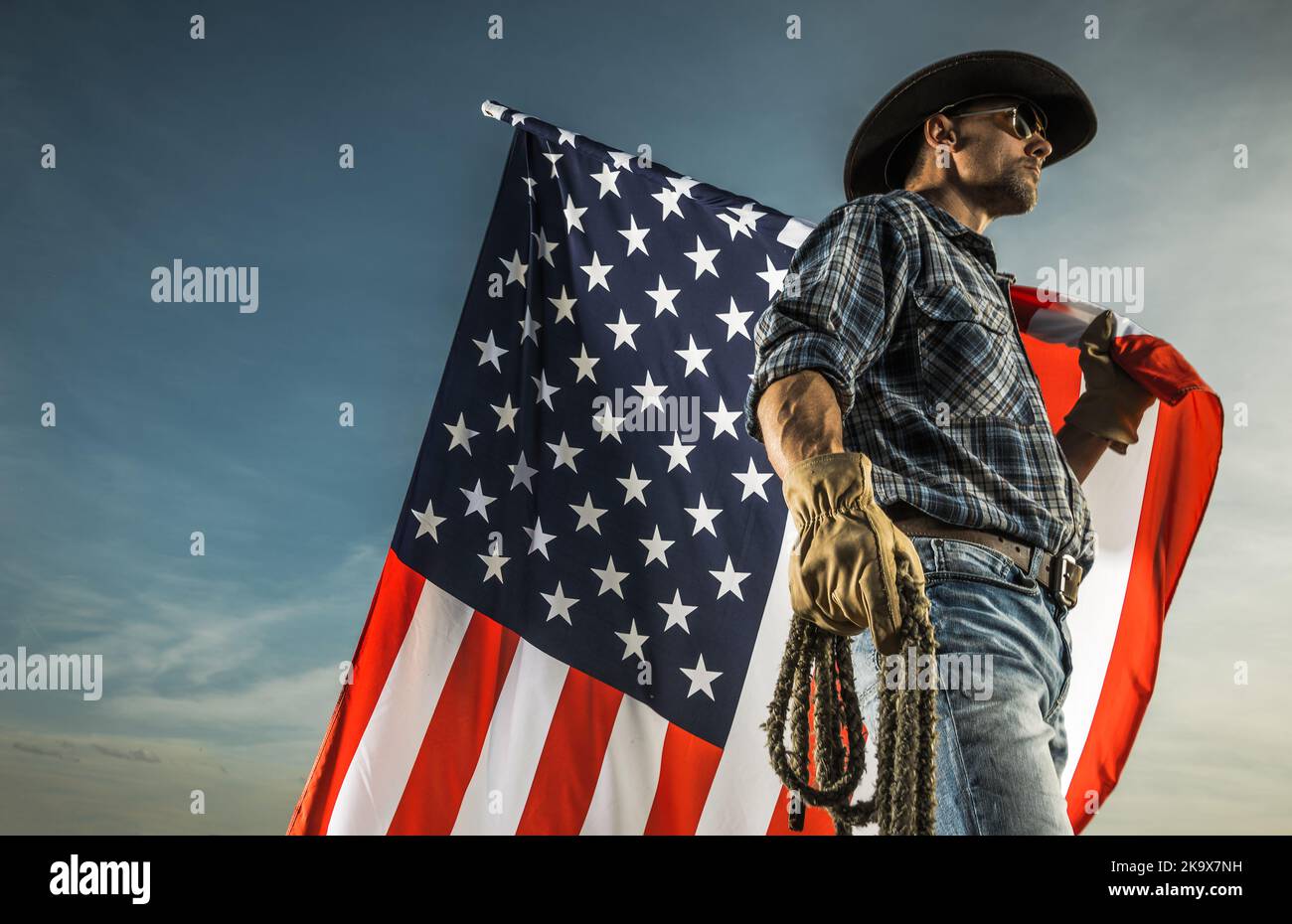 American country flag hi-res stock photography and images - Alamy