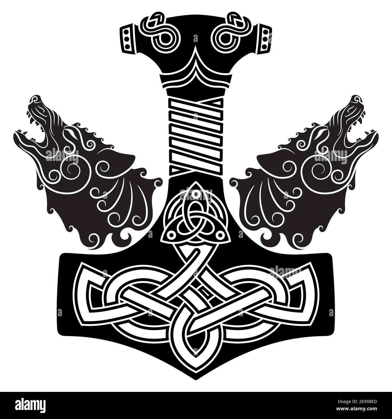 Thor hammer amulet hi-res stock photography and images - Alamy