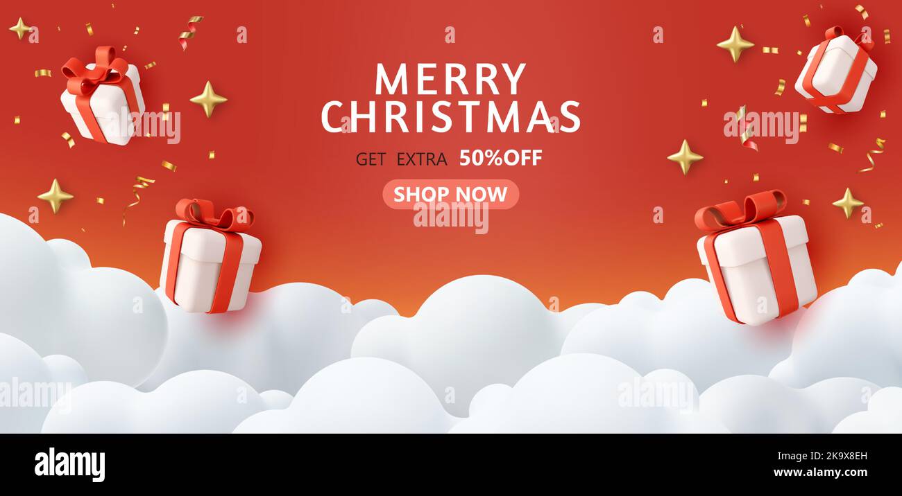 Holiday sale hanging banner Stock Vector Images - Alamy
