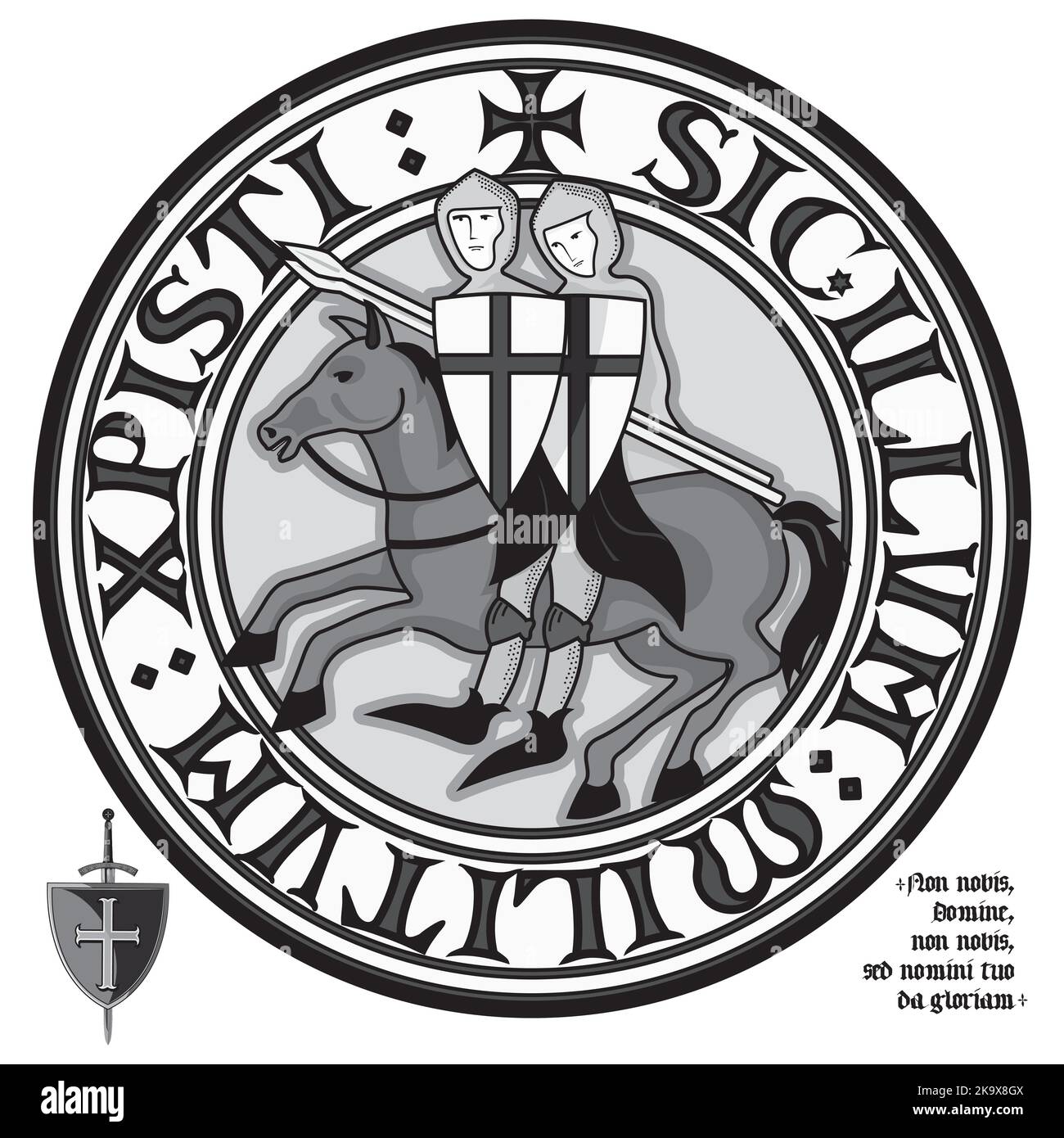 Knight templars hi-res stock photography and images - Alamy