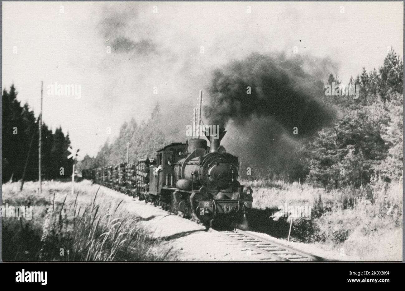Dala-Ockelbo-Norrsund's railway, Donj Lok 12 Stock Photo - Alamy