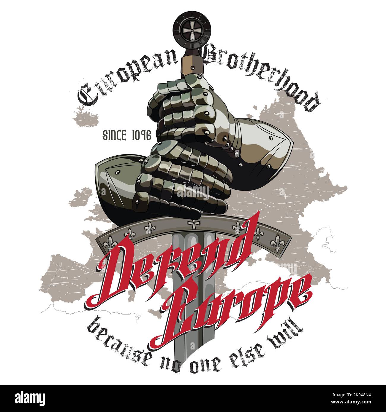 Templar knights map Stock Vector Images - Alamy