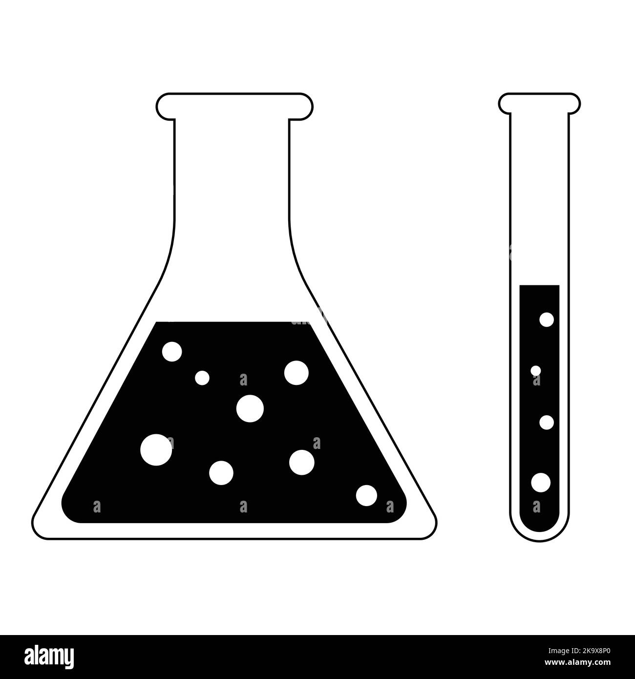 Beaker Clip Art Black And White