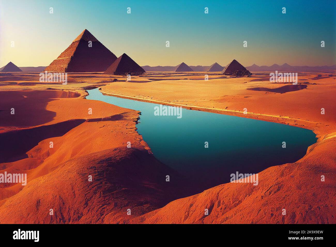 Great pyramid of giza aerial hi-res stock photography and images - Alamy