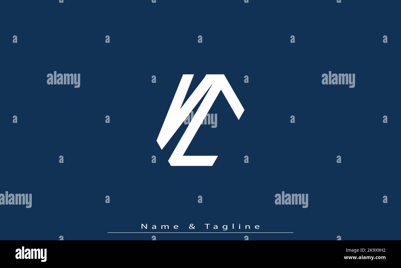 Alphabet letters Initials Monogram logo VC , CV Stock Vector Image ...