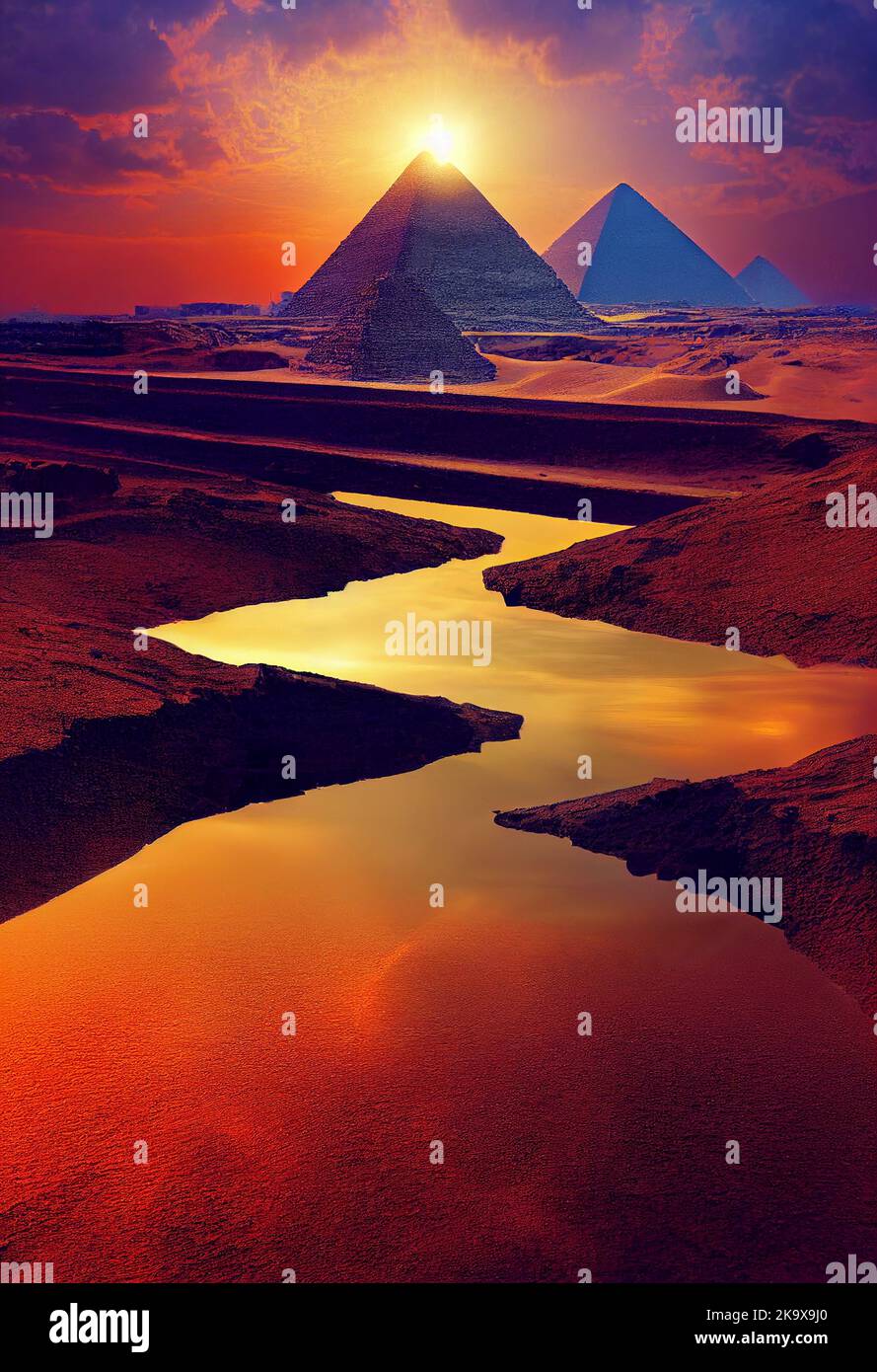 Great pyramid of giza aerial hi-res stock photography and images - Alamy