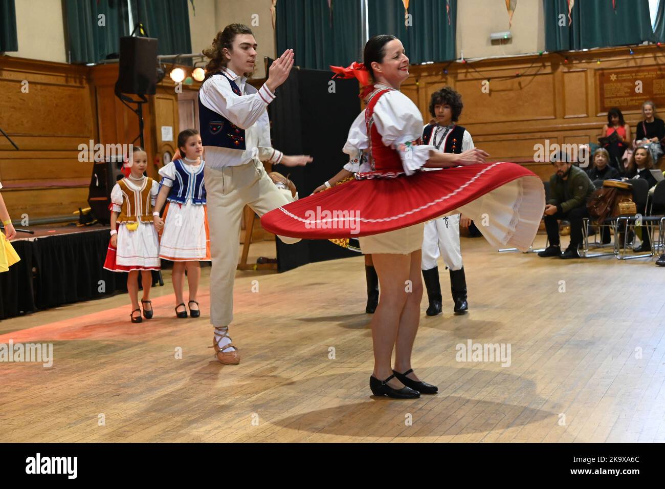 London, UK. 30th Oct, 2022. Sovička-Slovak Anglia performs at the Dance ...