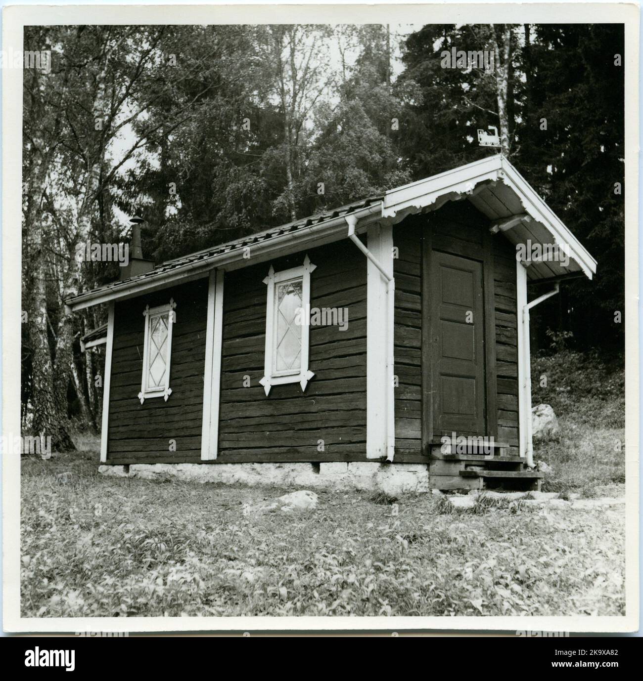 Herrljunga station opened in 1863. First, a small station house was ...