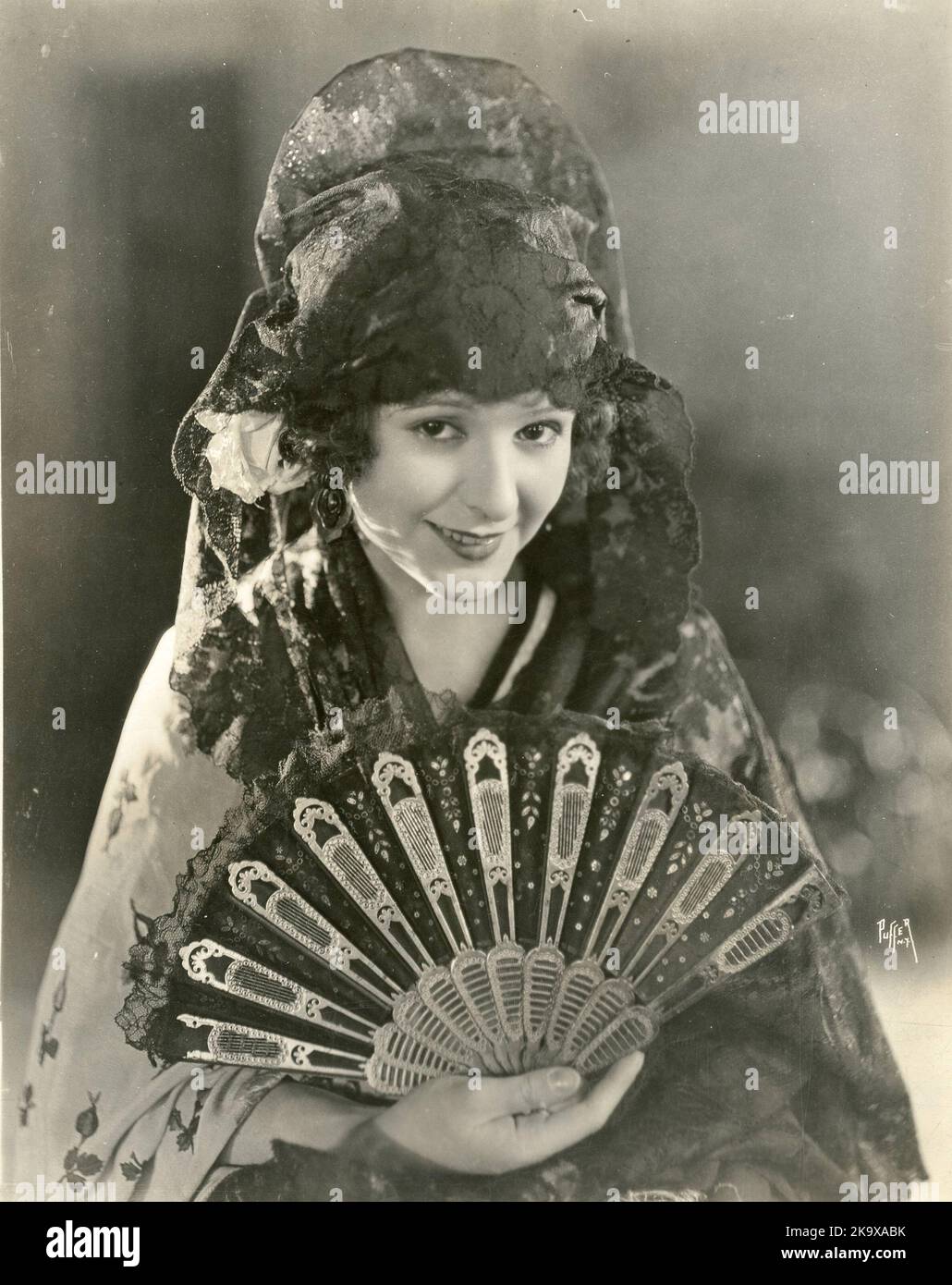 Norma Talmadge, silent film actress, from the American silent drama ...