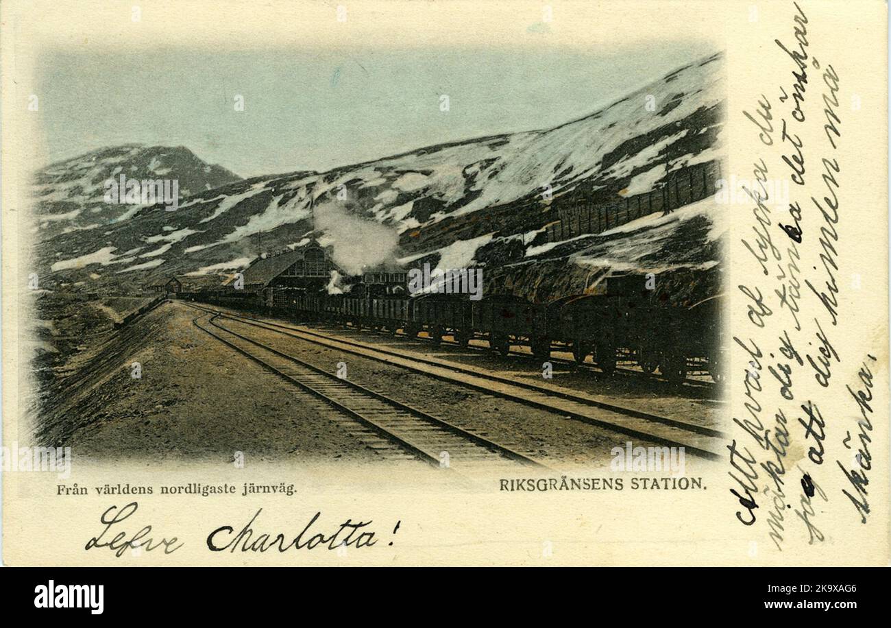 The national border station Stock Photo - Alamy