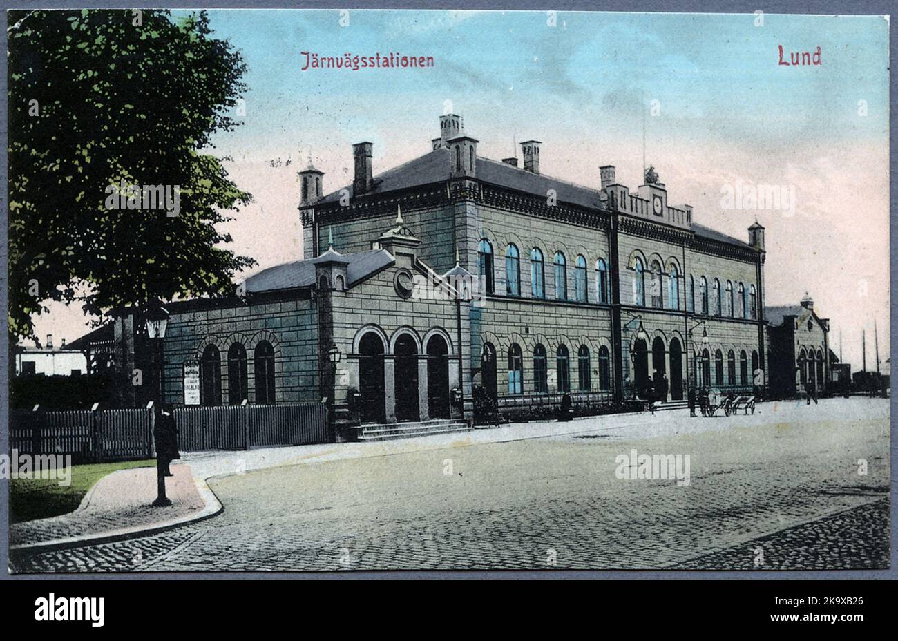 The railway station in Lund Stock Photo - Alamy