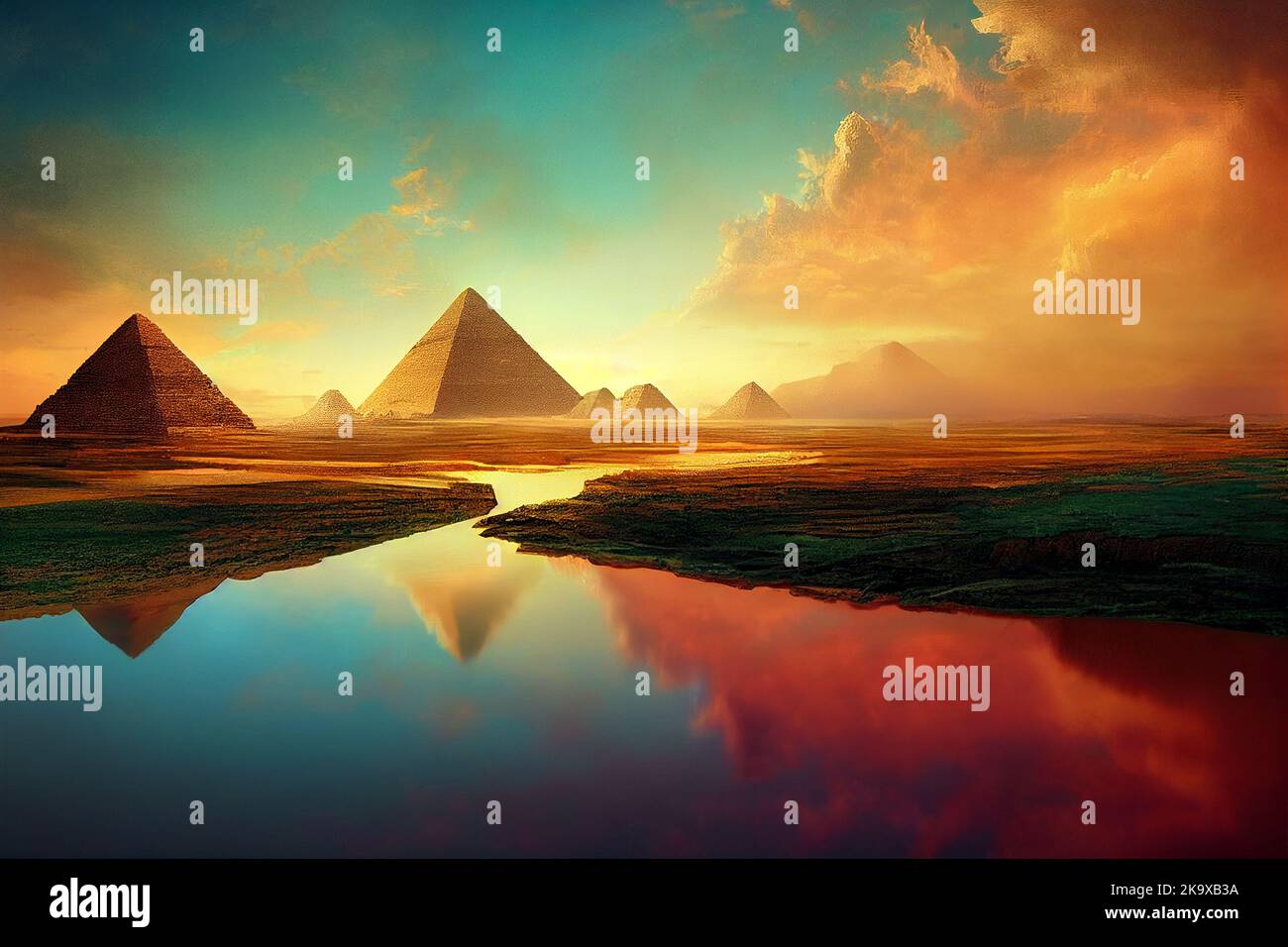 Great pyramid of giza aerial hi-res stock photography and images - Alamy