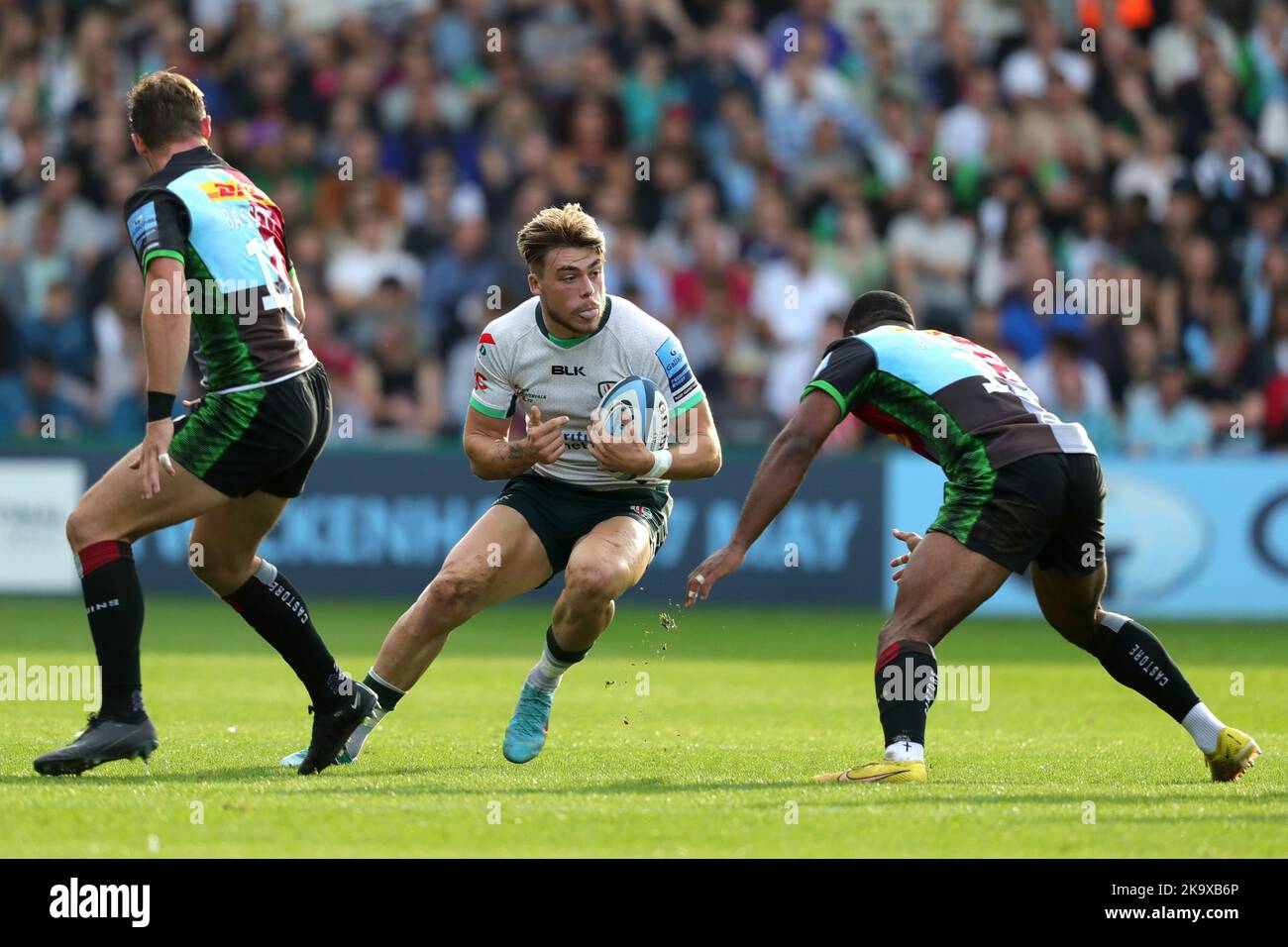 London, UK. 29th Oct, 2022. EDITORIAL USE ONLY London Irish's Ollie ...