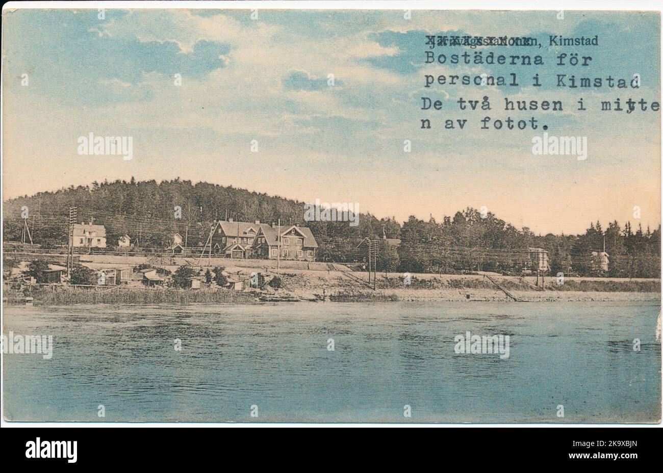 View of Kimstad Stock Photo - Alamy