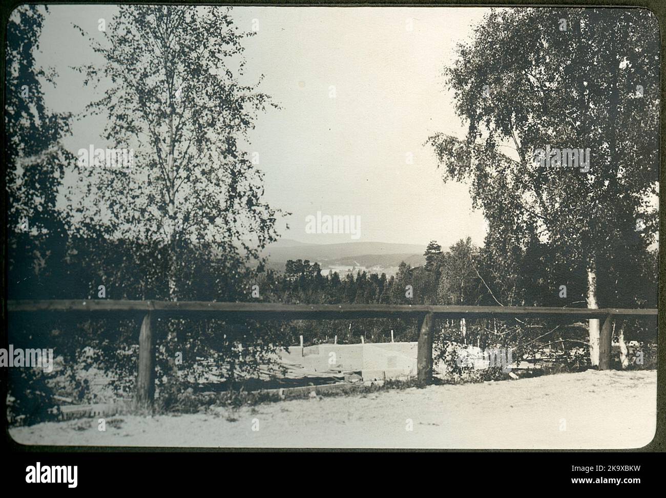 View of the hujk at Vindel River Stock Photo - Alamy