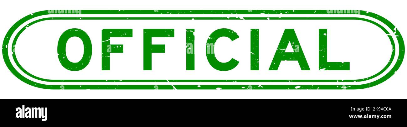 Grunge green official word rubber seal stamp on white background Stock Vector Image & Art - Alamy