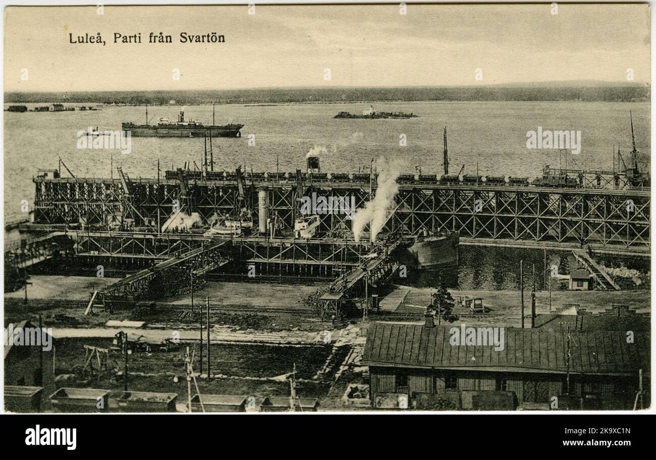 The ore loading in Luleå Stock Photo - Alamy