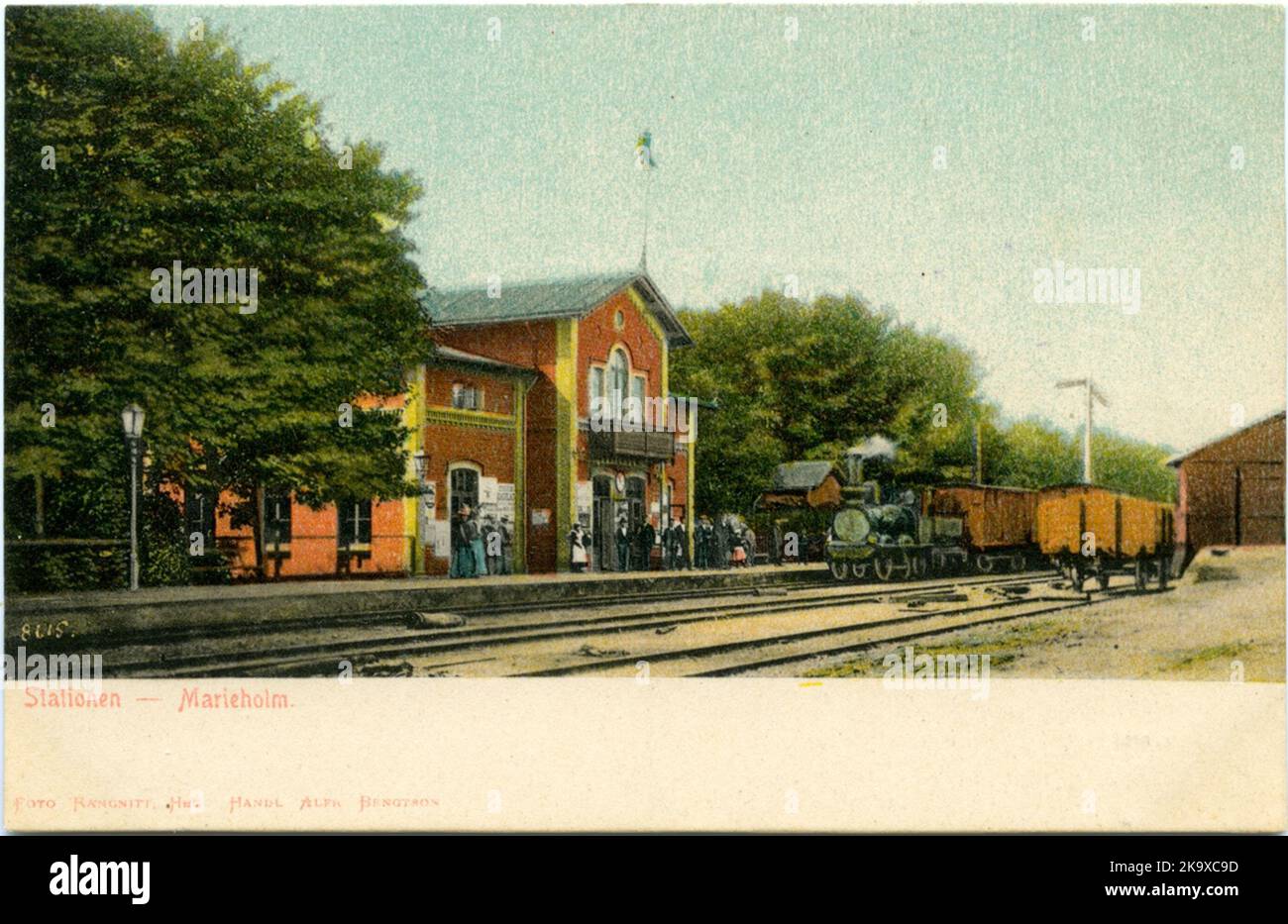 Letter card for Kaura Johansson in Rotebro Stock Photo - Alamy