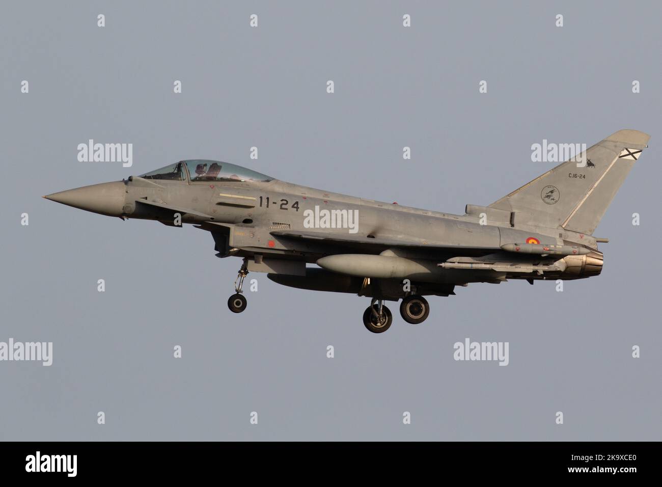 Spanish Eurofighter Typhoons Returning To Gando Air Base After A
