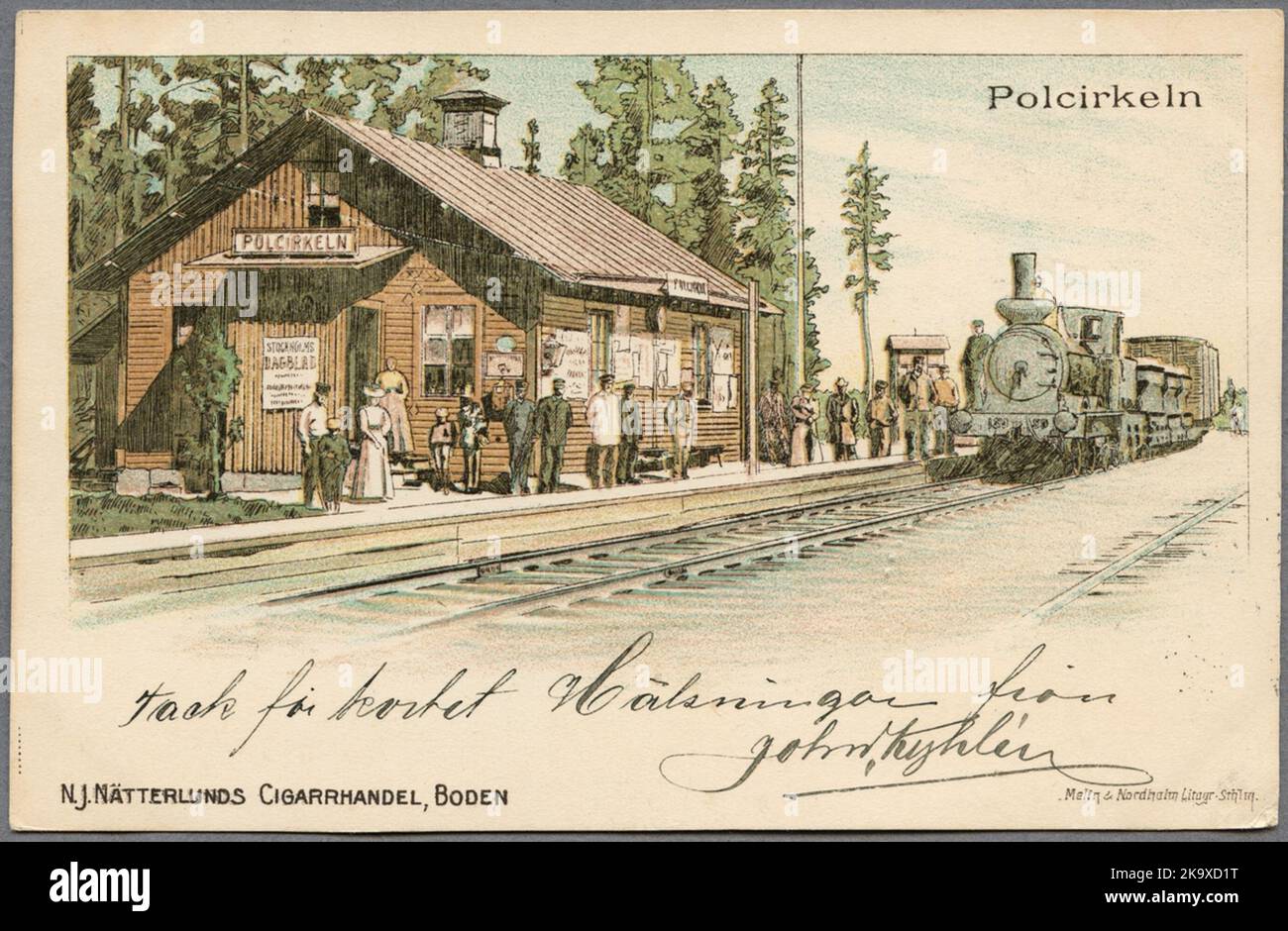 Sweden railway arctic circle hi-res stock photography and images - Alamy