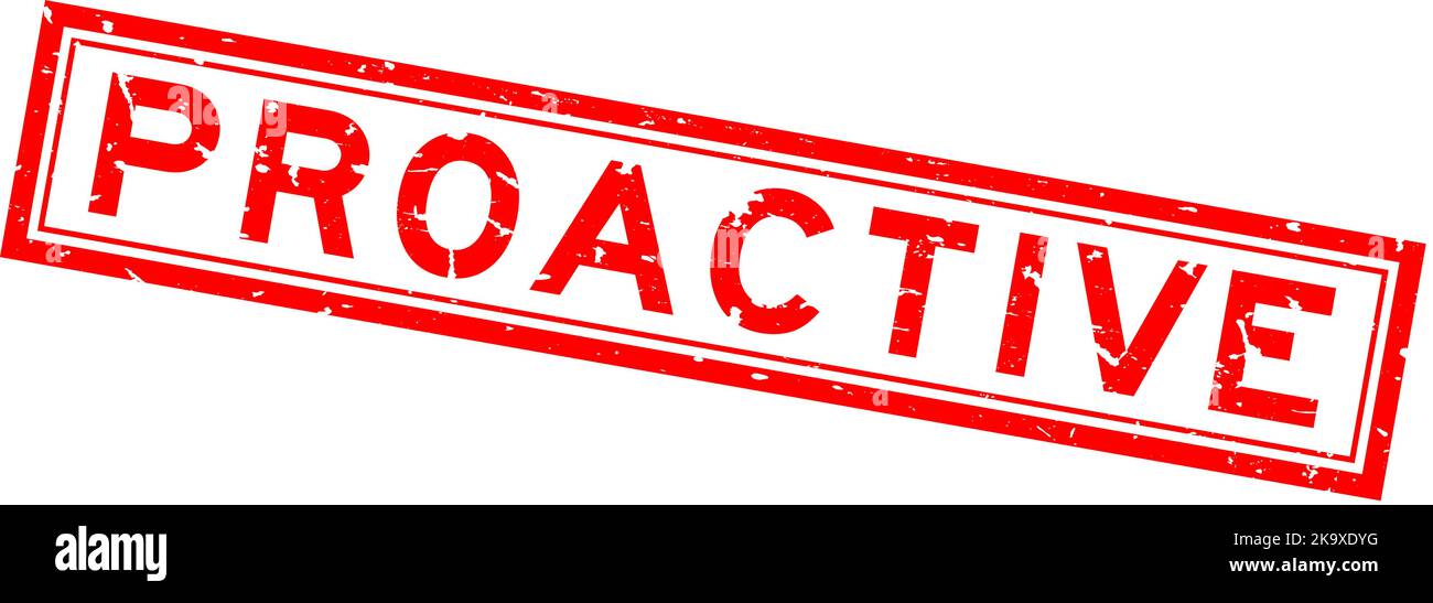 Proactive rubber stamp hi-res stock photography and images - Alamy