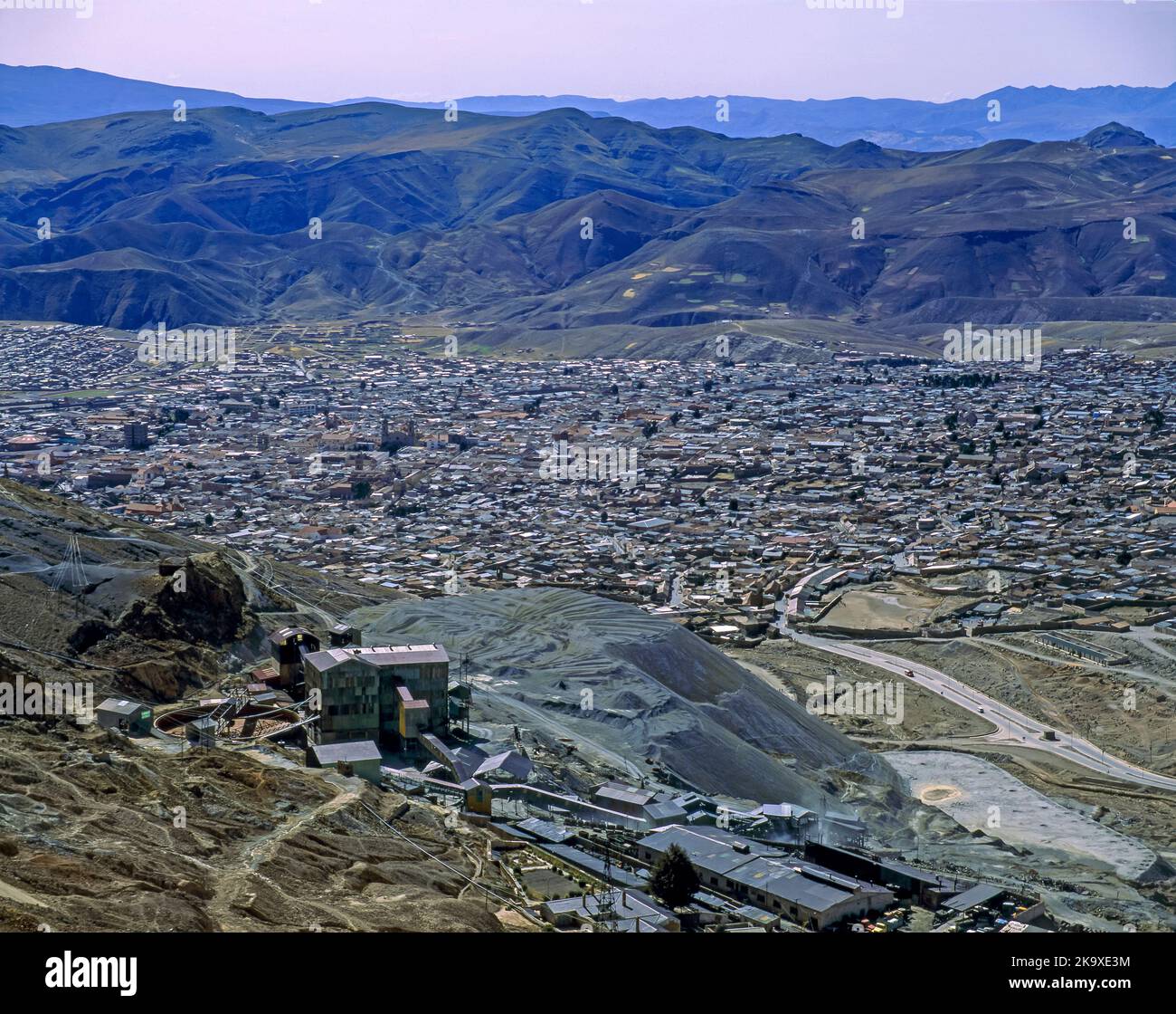 Potosi city, Bolivia, Cerro Rico mine Stock Photo - Alamy