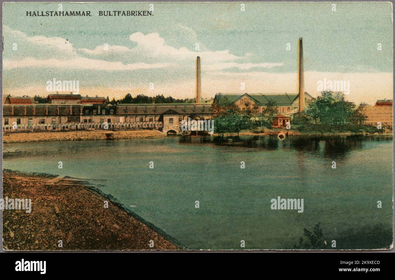 Bolt factory, Hallstahammar Stock Photo - Alamy