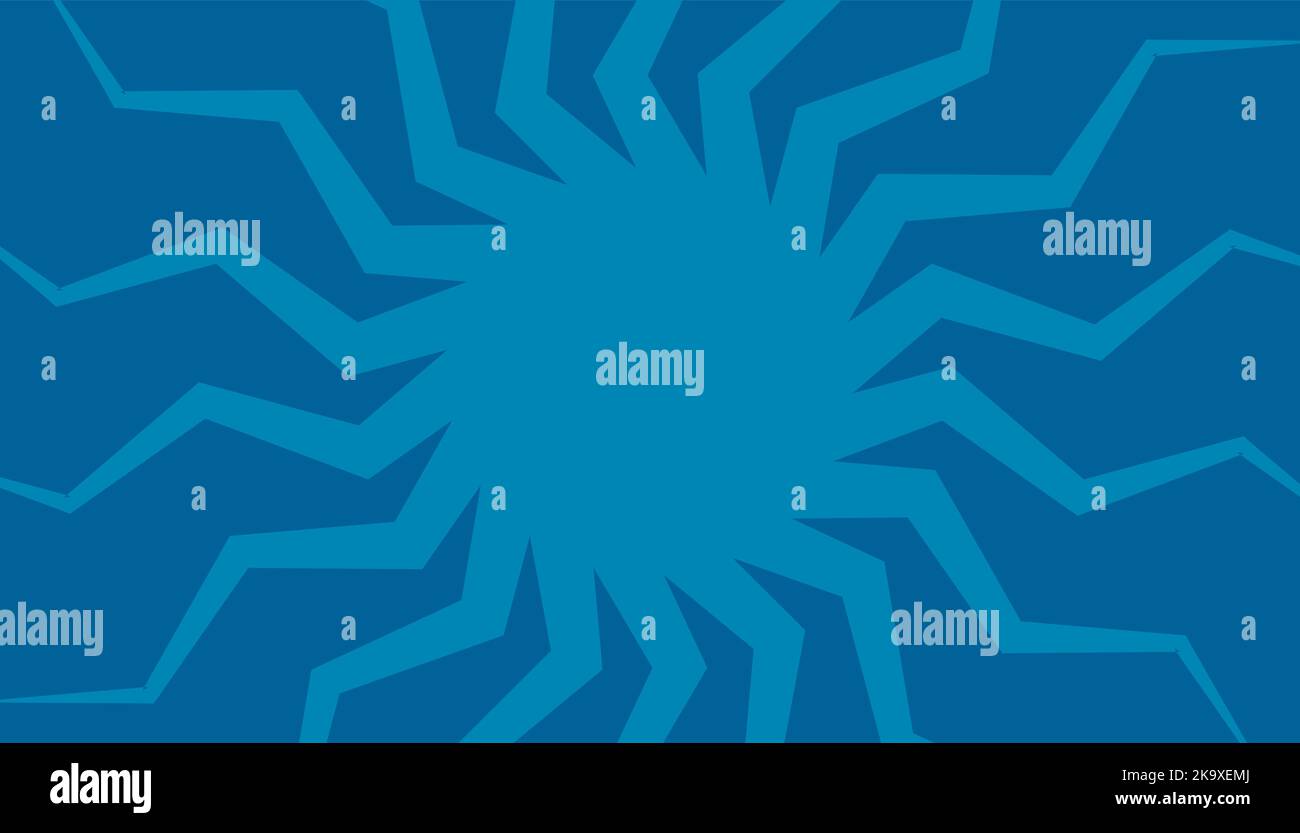 sun with broken rays. sun with distorted rays in shape of zigzag Stock ...