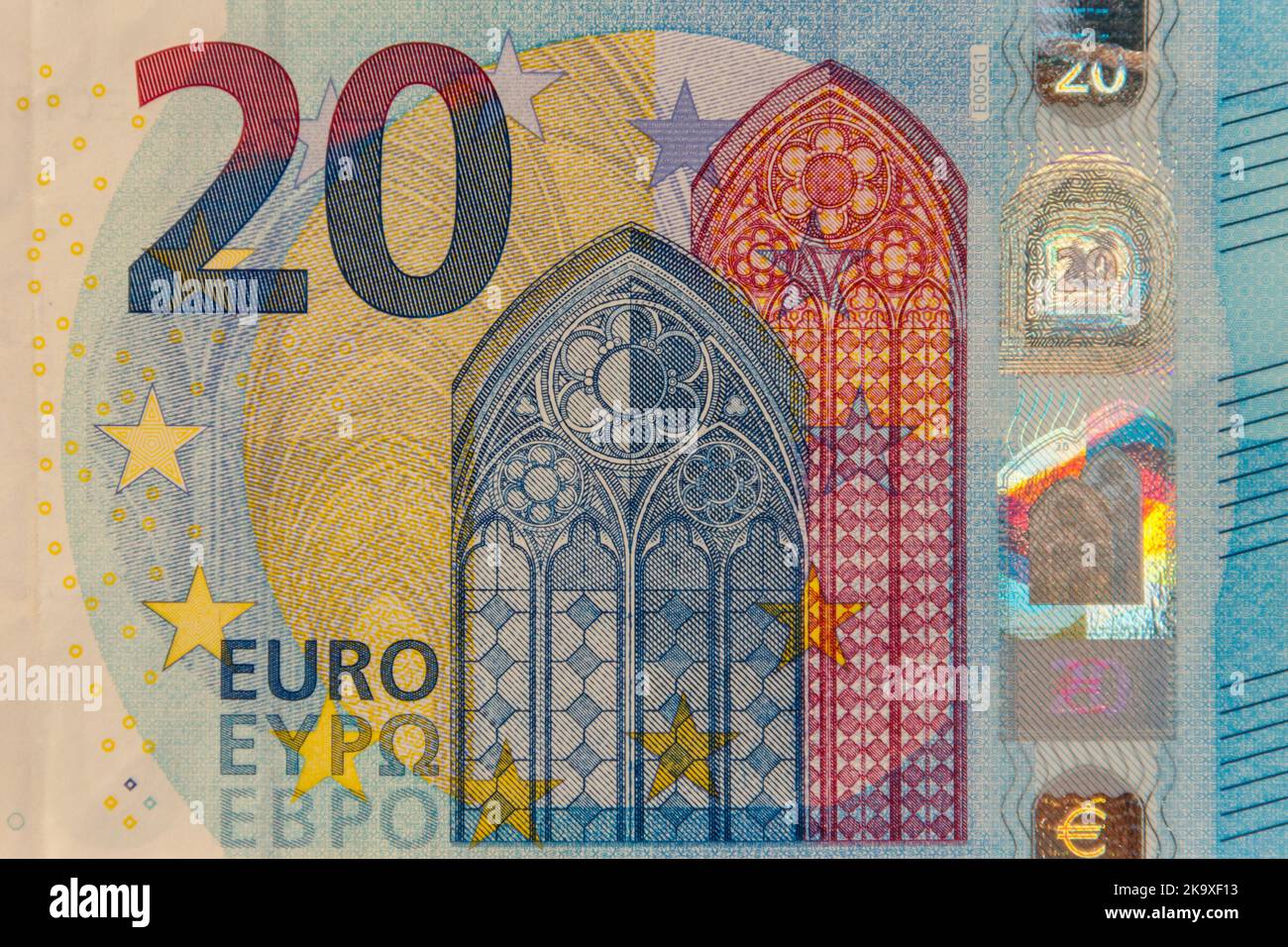 20 euro banknote macro hi-res stock photography and images - Alamy