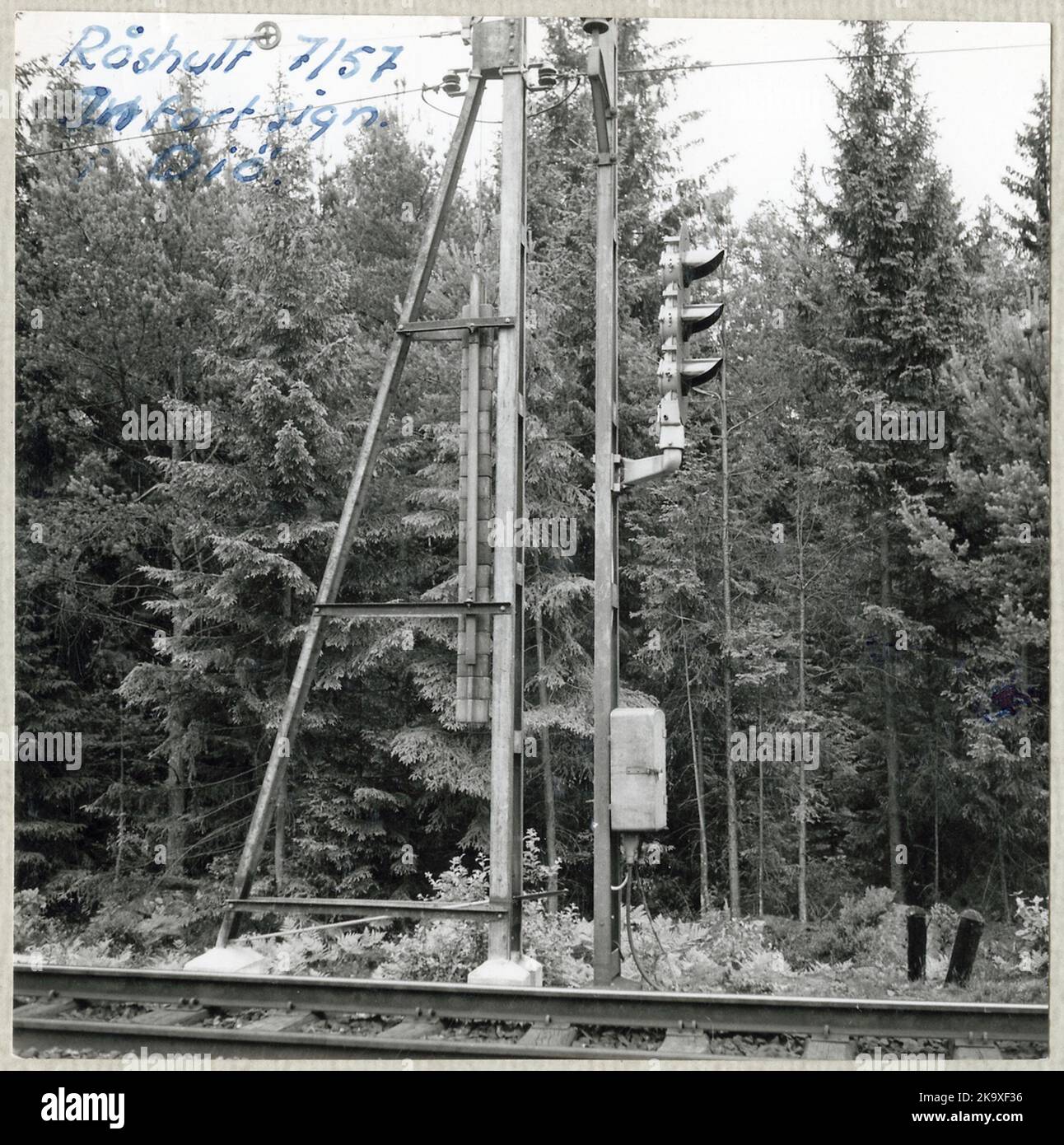 Entrance signal to Diö, at Råshult on the route between Diö and Möckeln ...